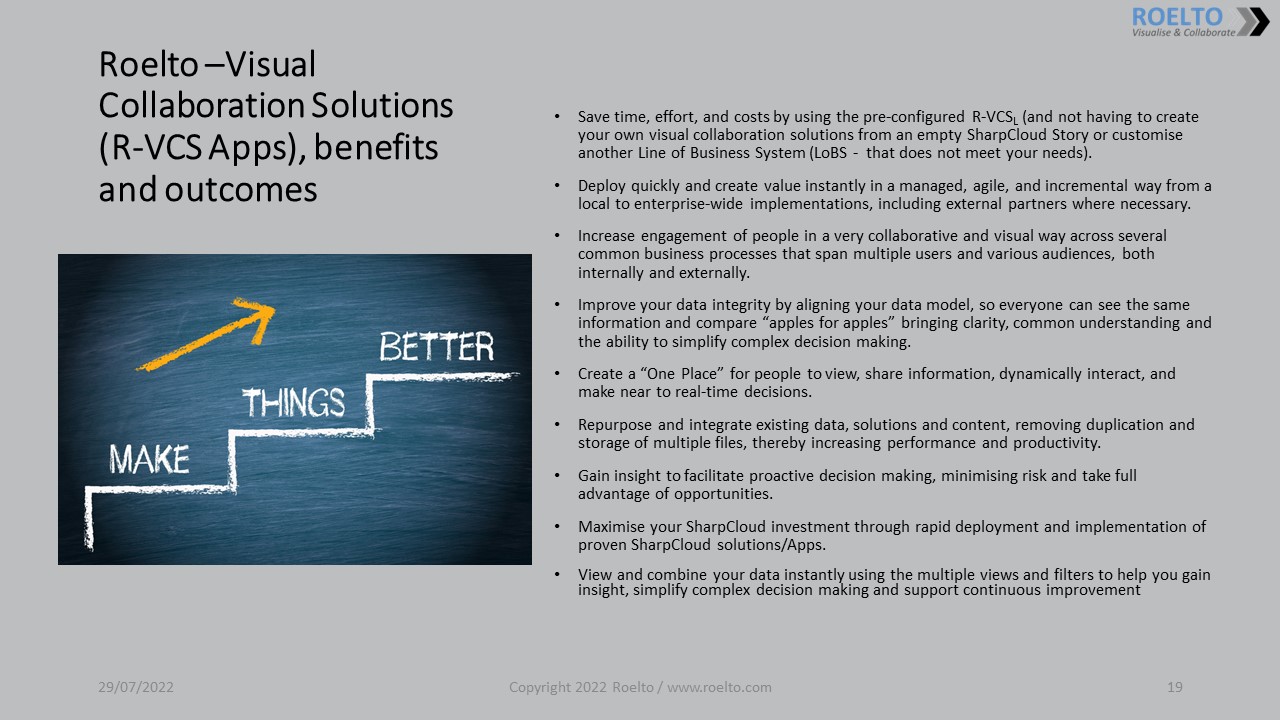 Visual Roadmaps that align & simplify complex decision making